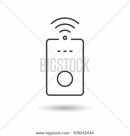 Sensor Icon Outline Vector & Photo (Free Trial) | Bigstock