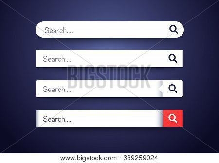 Search Bar Vector Vector & Photo (Free Trial) | Bigstock