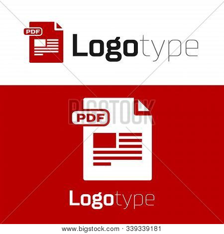 Red Pdf File Document Vector & Photo (Free Trial) | Bigstock