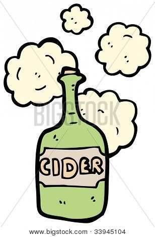 Cartoon Cider Bottle Image & Photo (Free Trial) | Bigstock