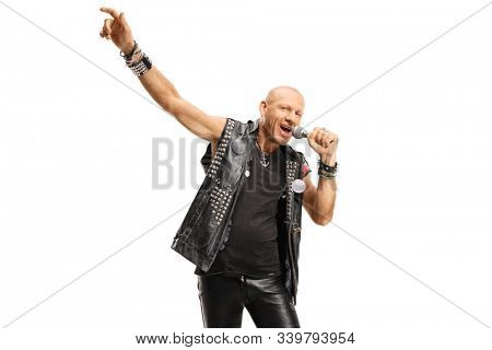 Bald Rock Star Male Image & Photo (Free Trial) | Bigstock
