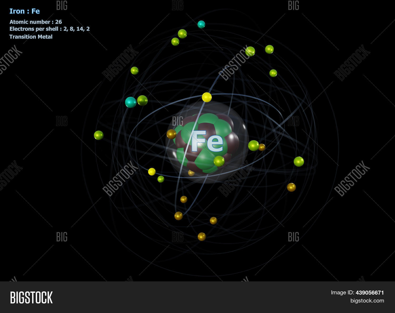 3d Illustration Atom Image & Photo (Free Trial) | Bigstock