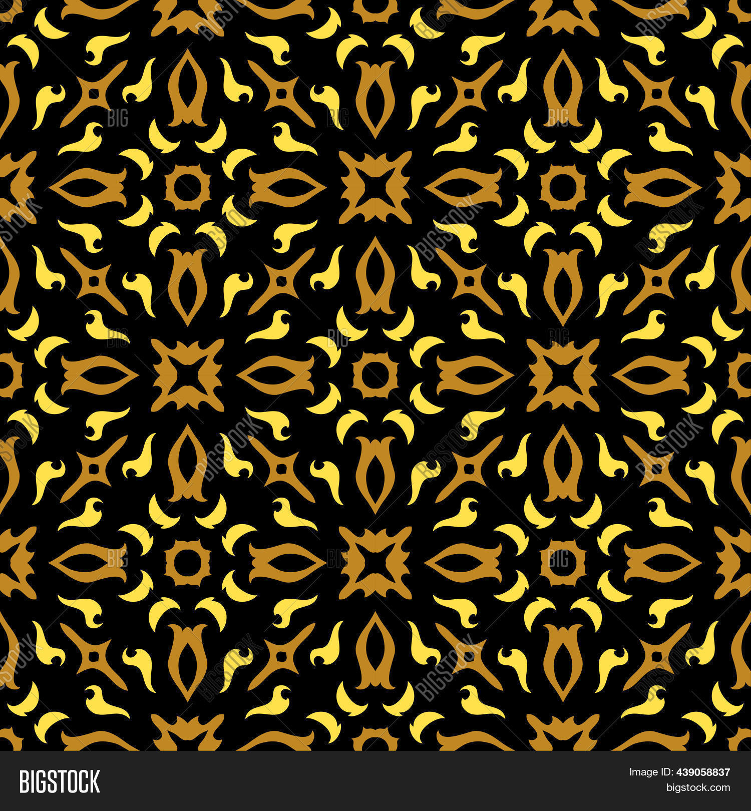 Black Gold Pattern Vector & Photo (Free Trial) | Bigstock