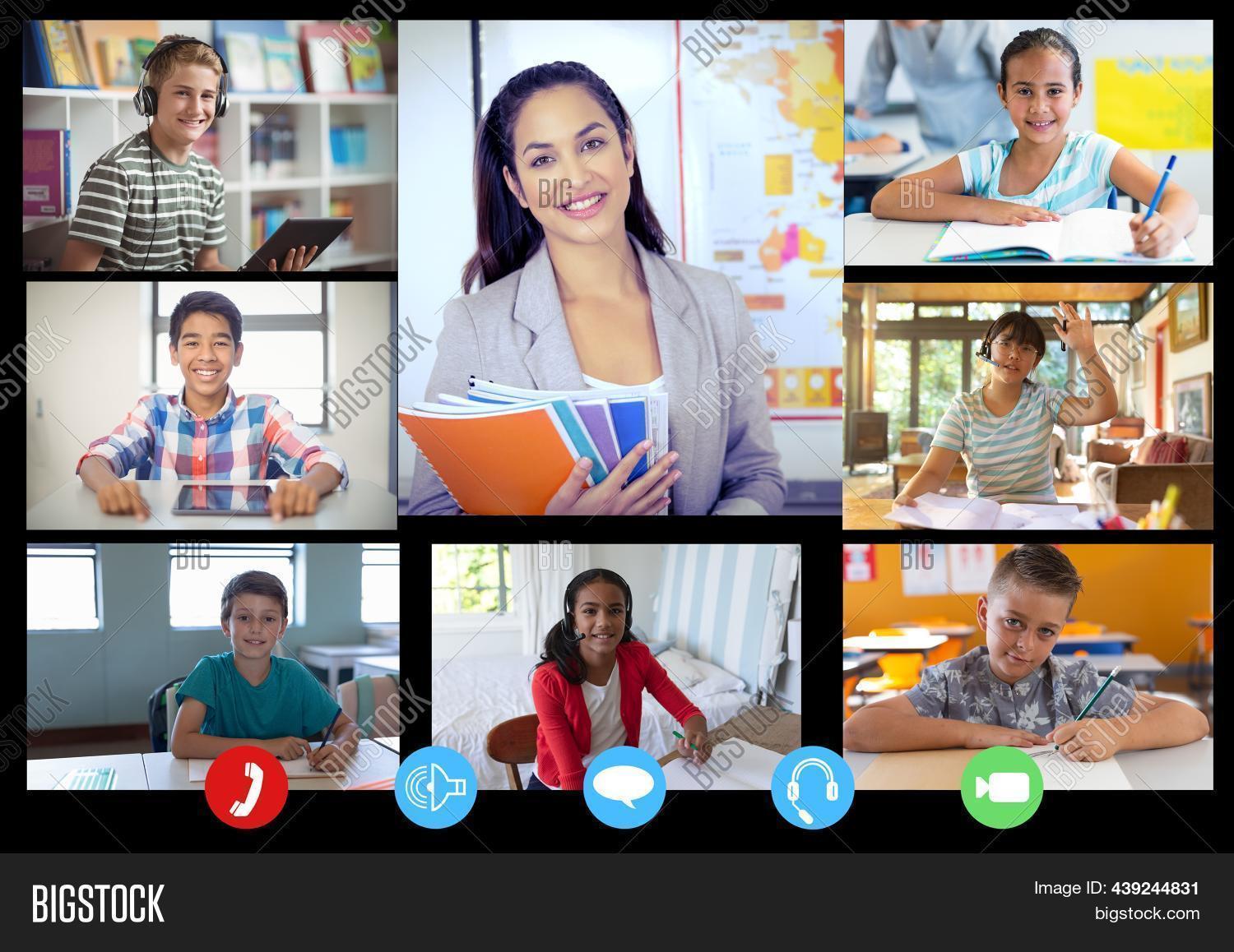 Video Call Interface Image & Photo (Free Trial) | Bigstock