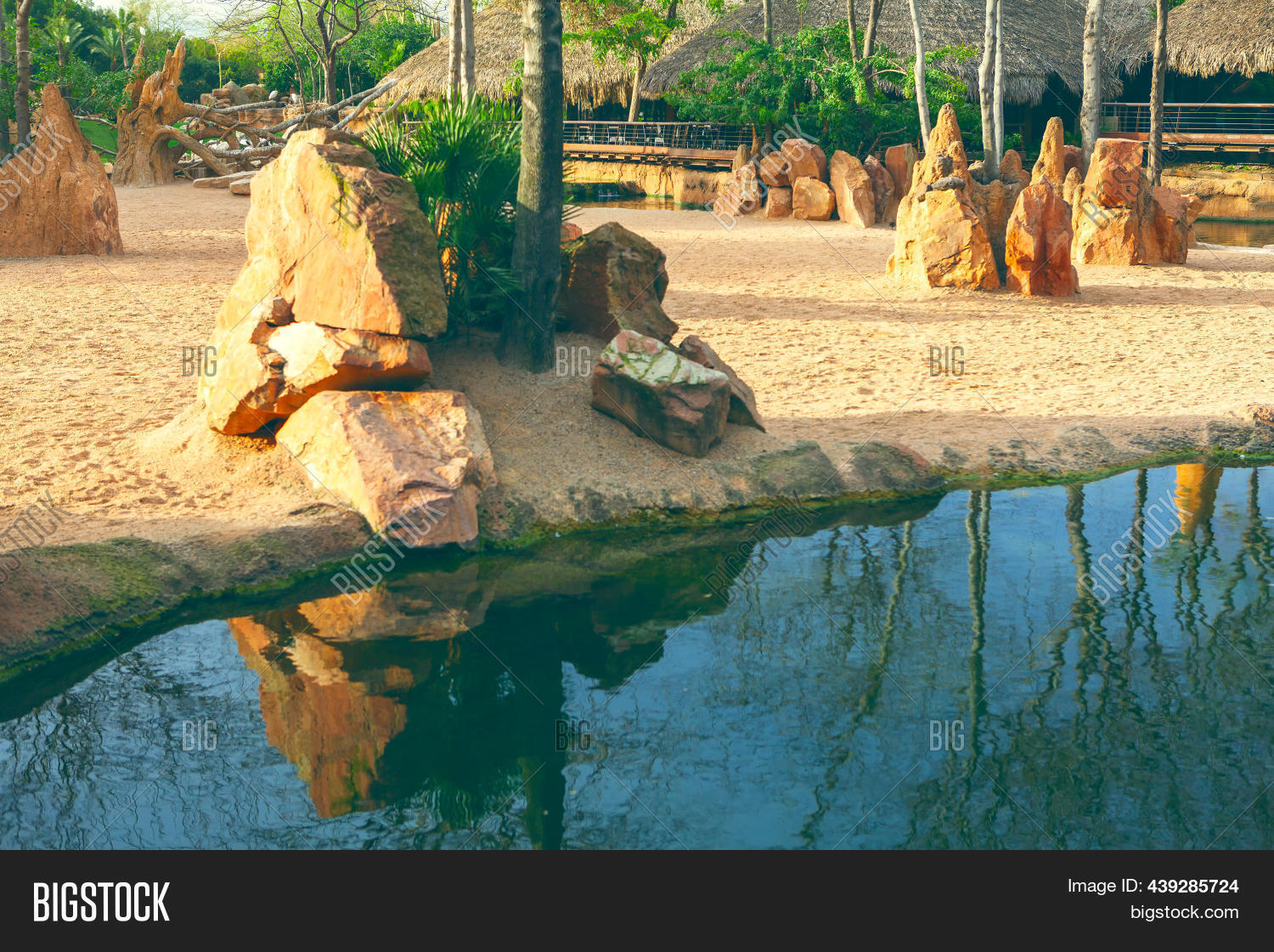 African Savanna Lake Image & Photo (Free Trial) | Bigstock