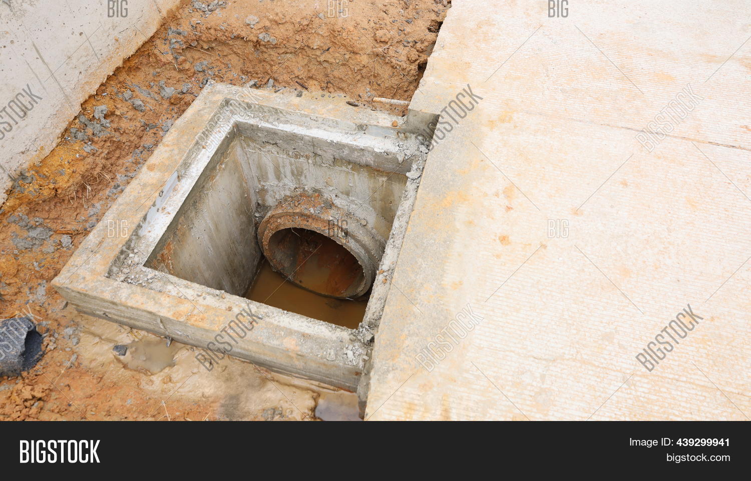 Sewer Holes On Side Image & Photo (Free Trial) | Bigstock