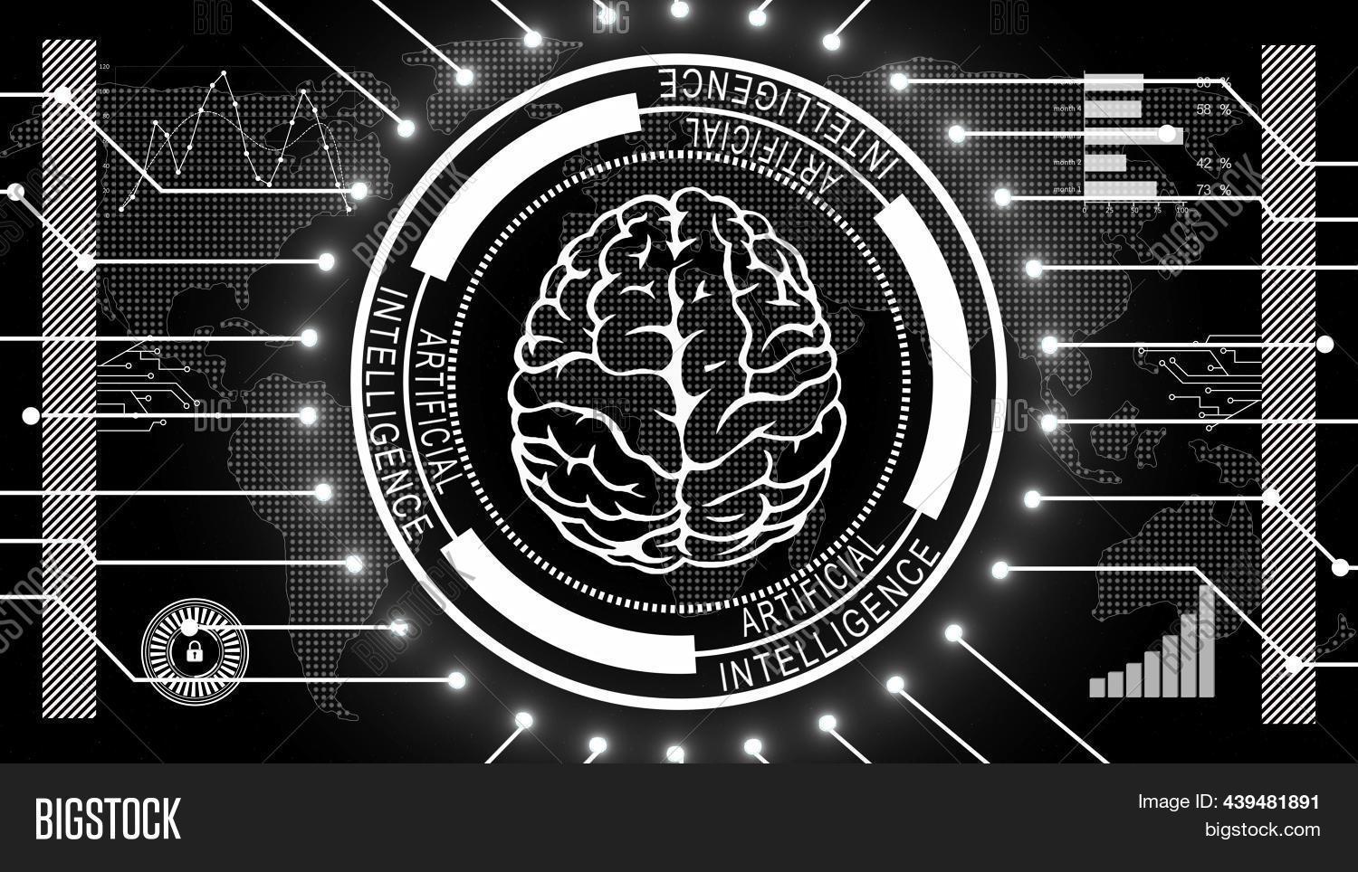 Brain Symbol Centered Image & Photo (Free Trial) | Bigstock