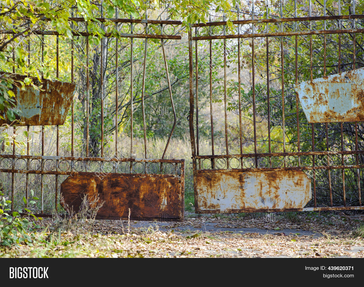 Old Rusty Iron Gate Image & Photo (Free Trial) | Bigstock
