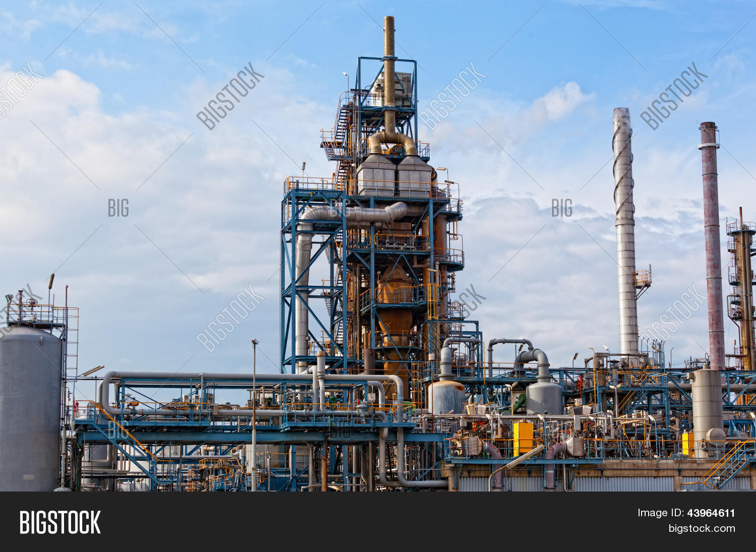 View Big Oil Refinery Image & Photo (Free Trial) | Bigstock