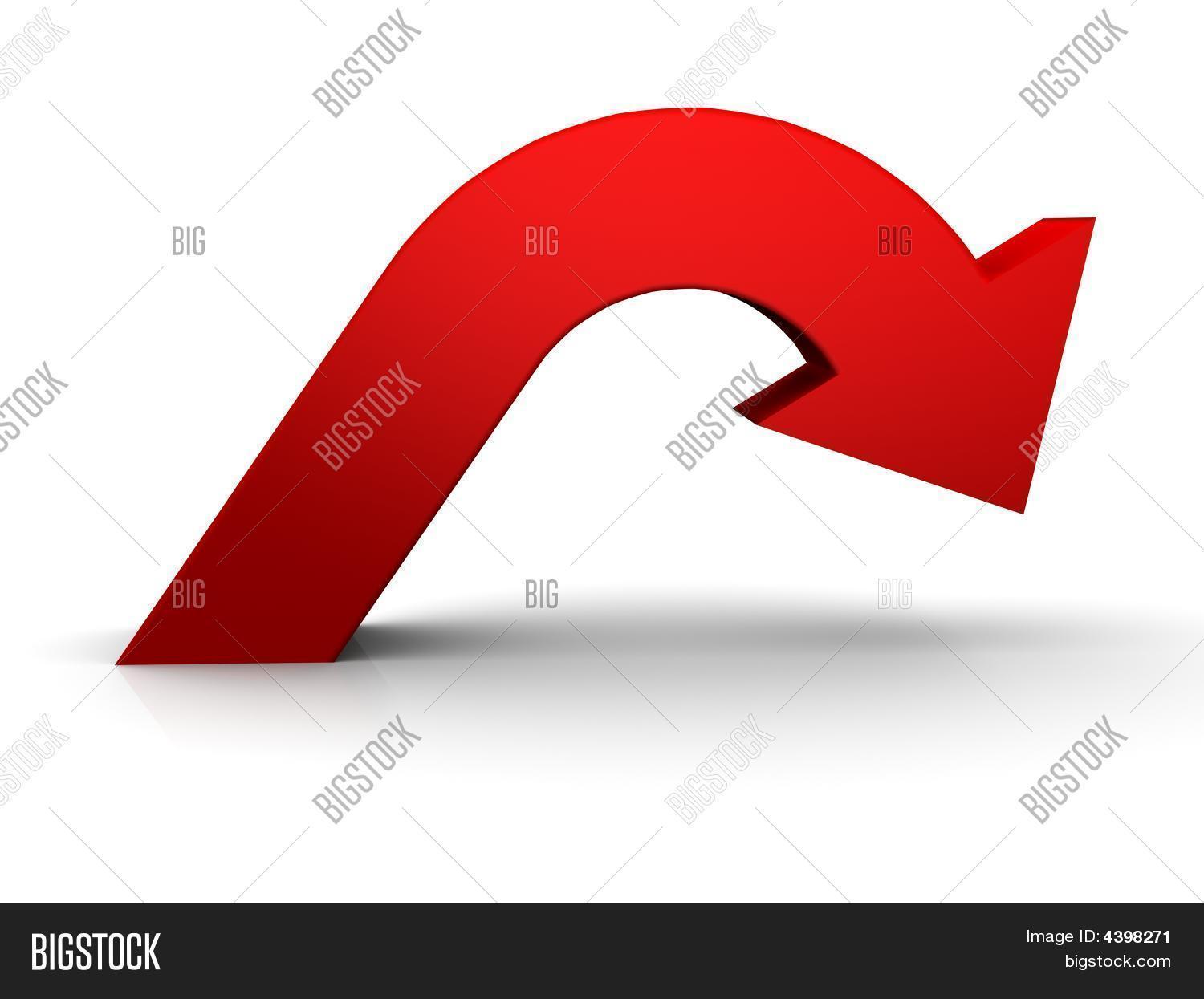Red Arrow Pointing Image & Photo (Free Trial) | Bigstock