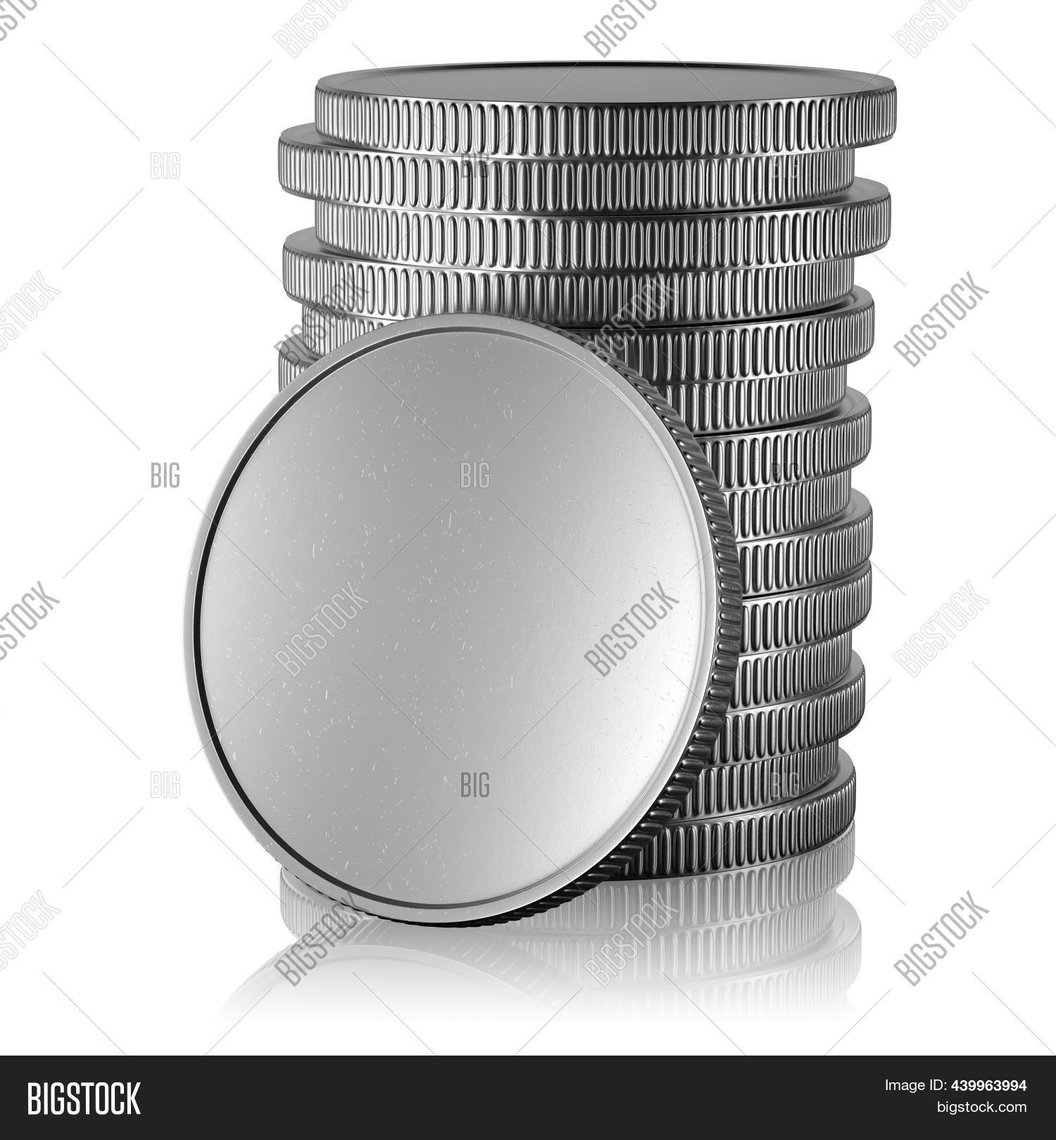 Stack Silver Coins. Image & Photo (Free Trial) | Bigstock