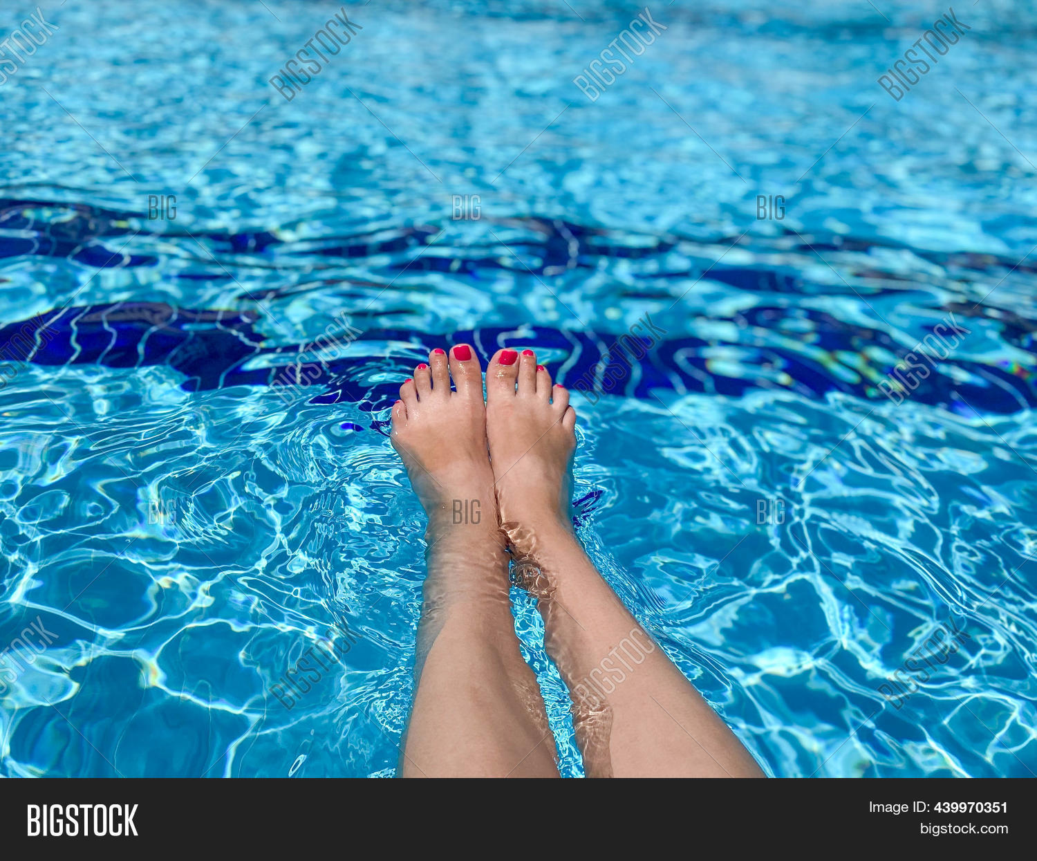 Feet Swimming Pool Image & Photo (Free Trial) | Bigstock