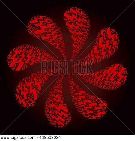 Red Electrical Energy Vector & Photo (Free Trial) | Bigstock