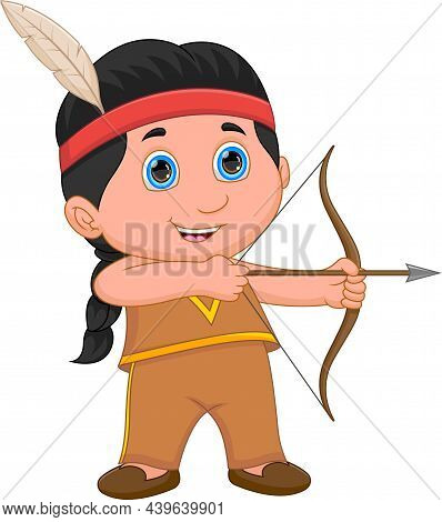 Native American Boy Cartoon