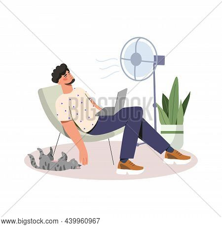 Work Hot Weather Vector & Photo (Free Trial) | Bigstock