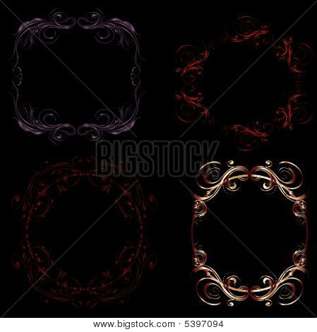 Gothic Filigree Swirl Vector & Photo (Free Trial) | Bigstock