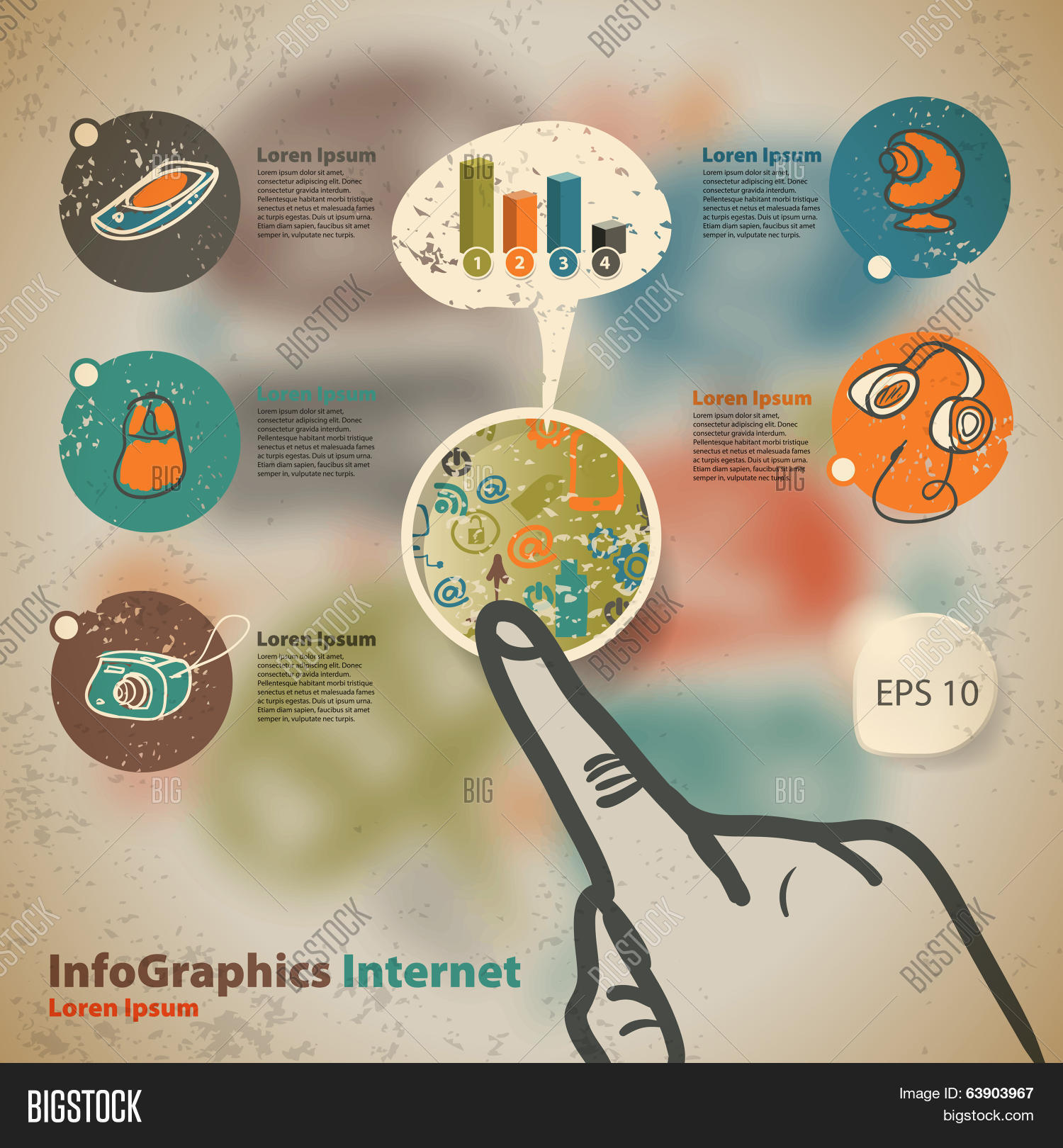 Template Infographic Vector & Photo (Free Trial) | Bigstock