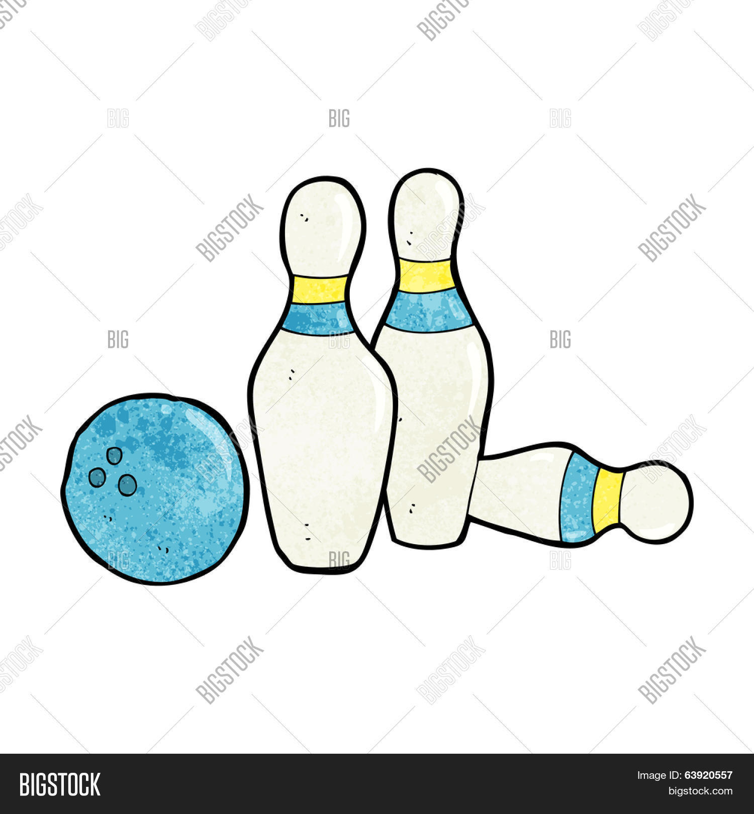 Cartoon Bowling Ball Vector & Photo (Free Trial) | Bigstock