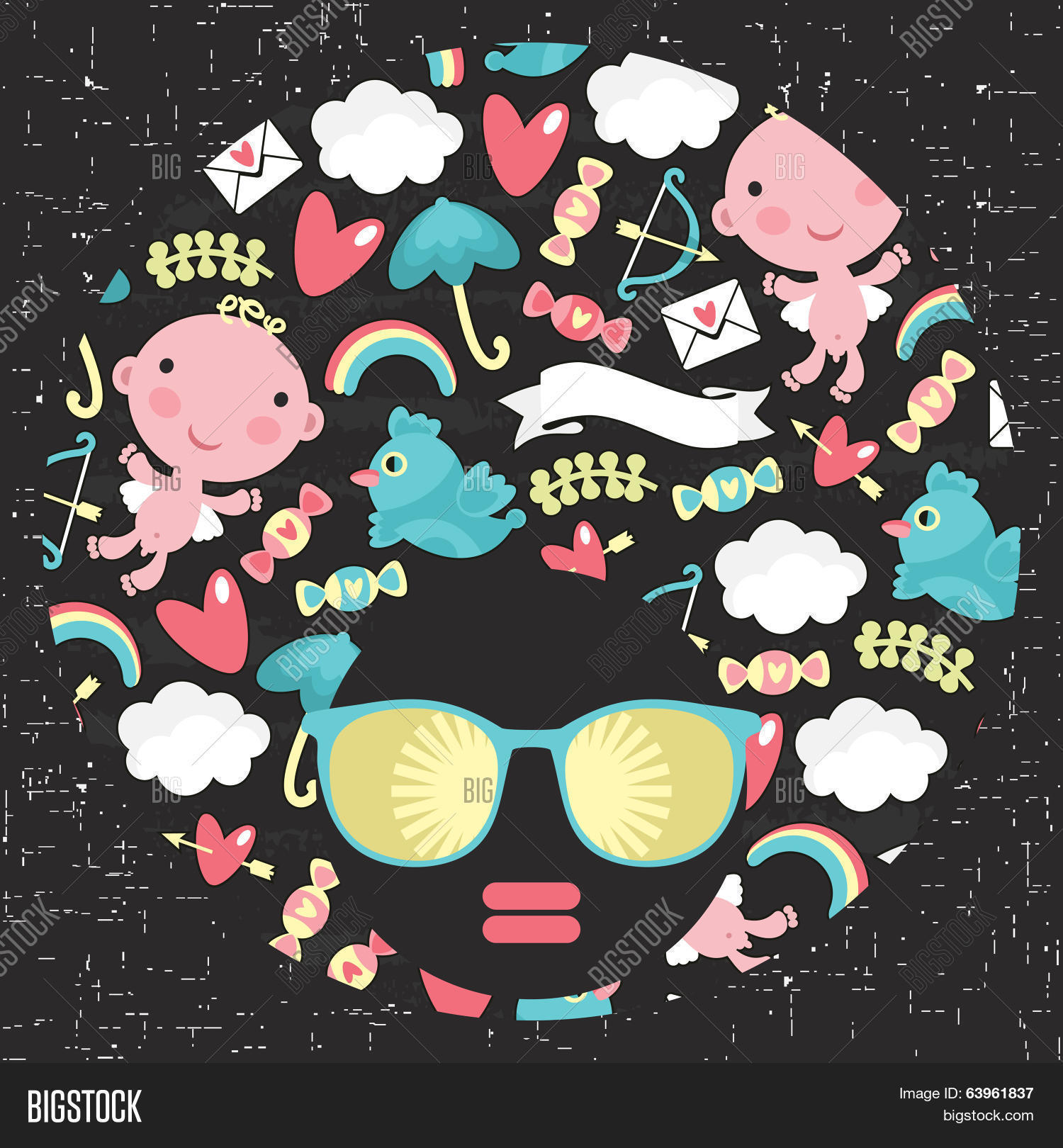 Black Head Woman Vector & Photo (Free Trial) | Bigstock