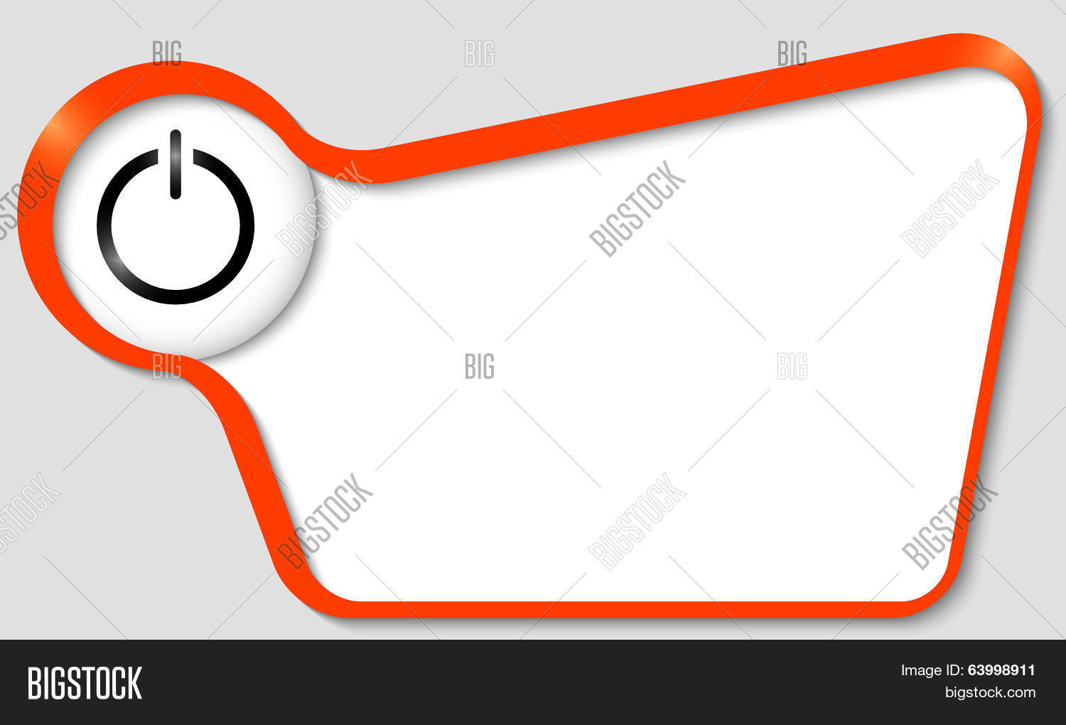 Orange Text Box Any Vector & Photo (Free Trial) | Bigstock