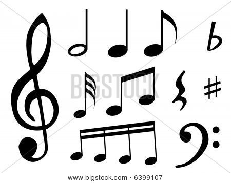 Music Notes Signs Vector & Photo (Free Trial) | Bigstock