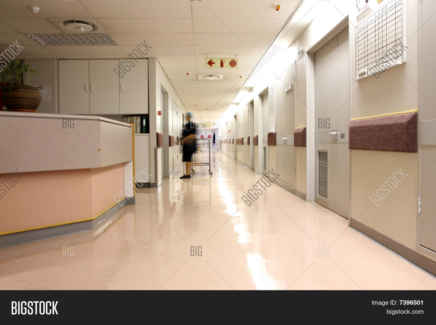 Hospital Hall Image & Photo (Free Trial) | Bigstock