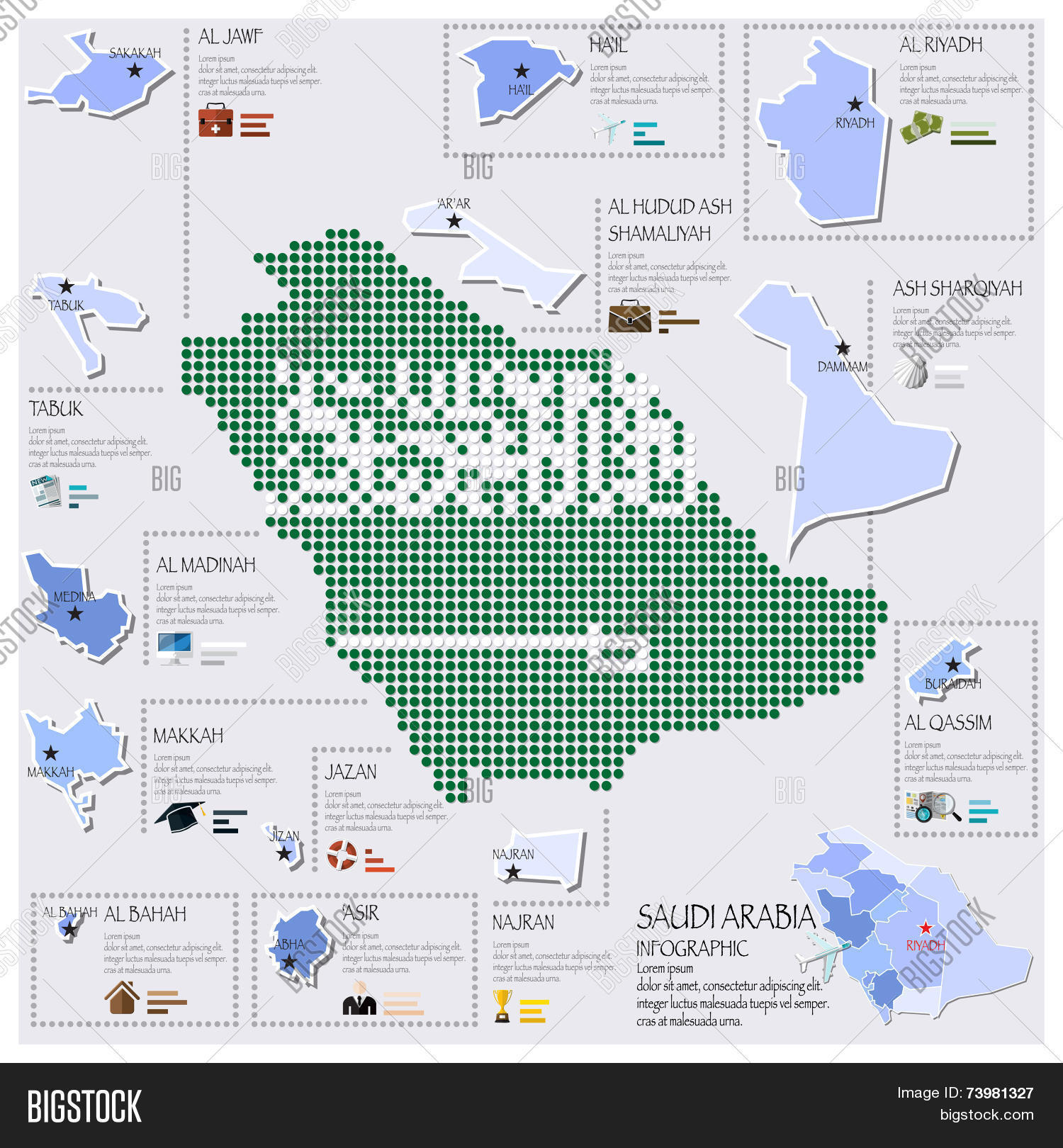 Dot Flag Map Saudi Vector & Photo (Free Trial) | Bigstock