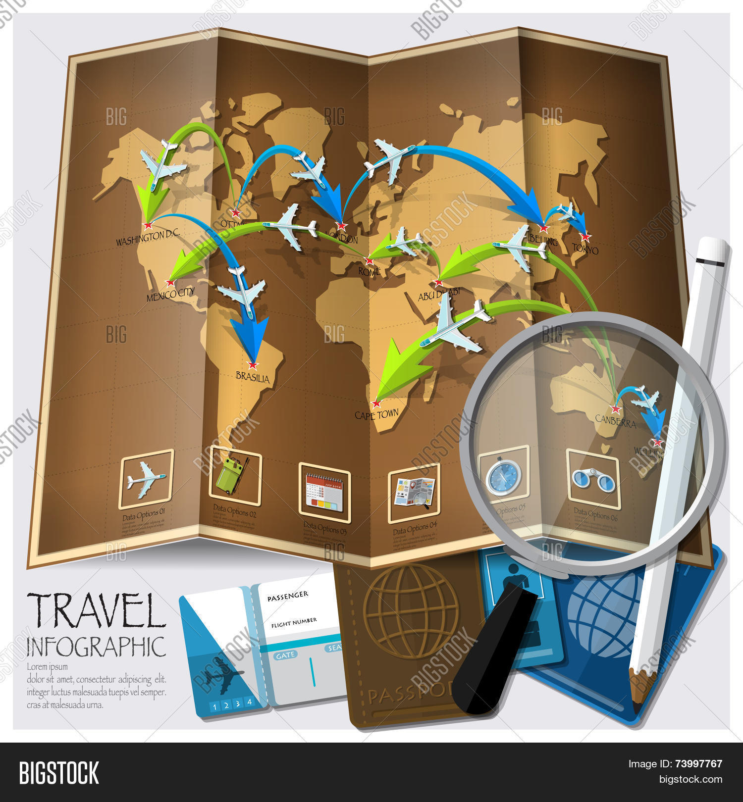 Travel Journey World Vector & Photo (Free Trial) | Bigstock