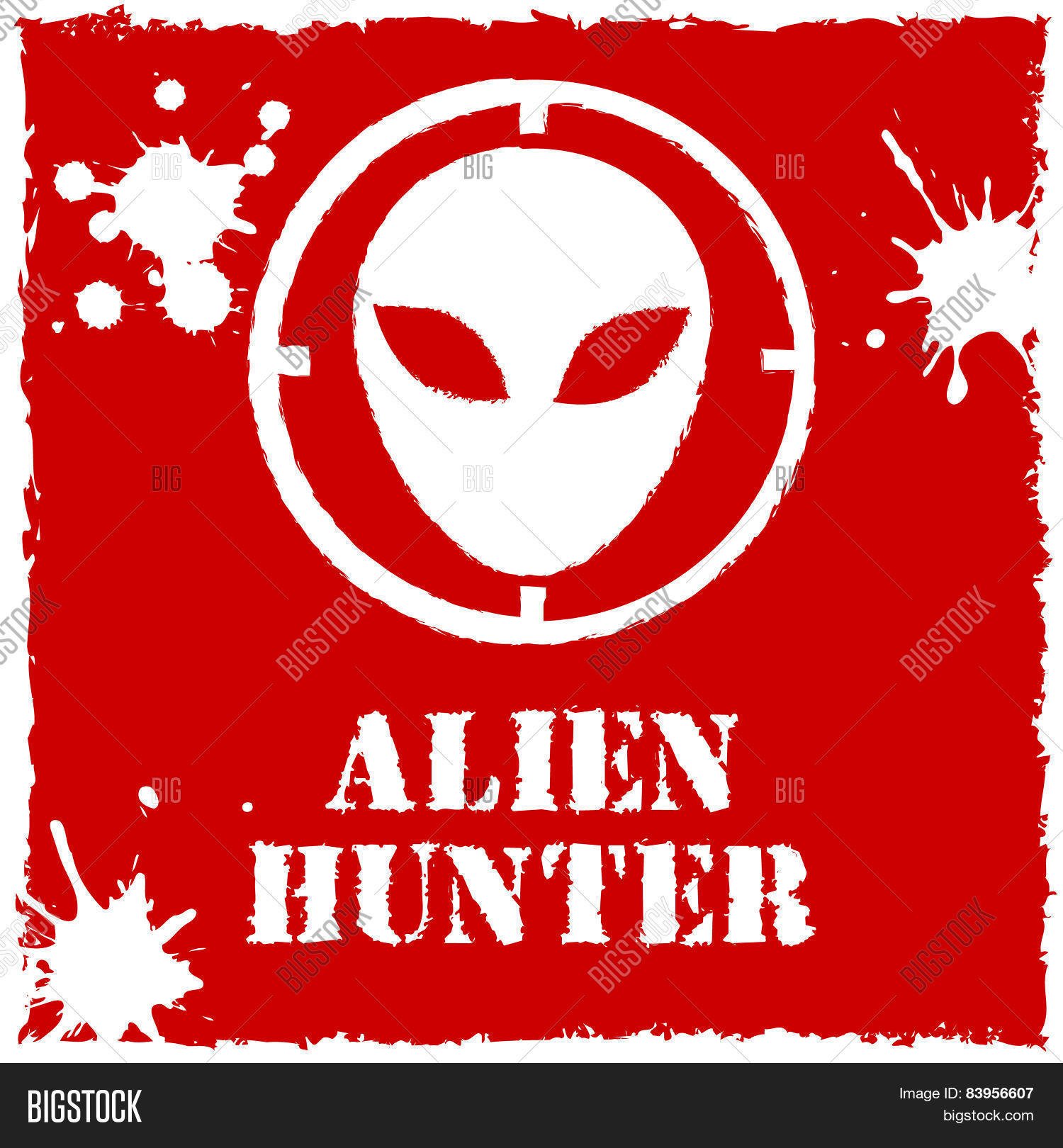 Vector Alien Hunter Vector & Photo (Free Trial) | Bigstock