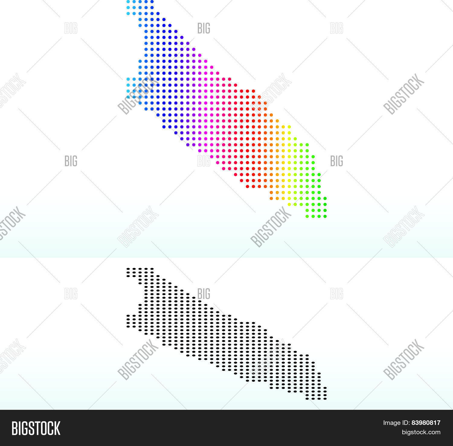 Map Aruba Dot Pattern Vector & Photo (Free Trial) | Bigstock