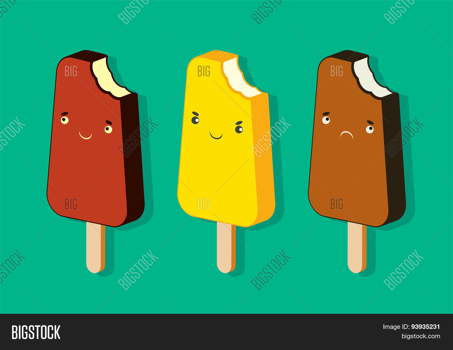 Vintage Ice Cream Vector & Photo (Free Trial) | Bigstock