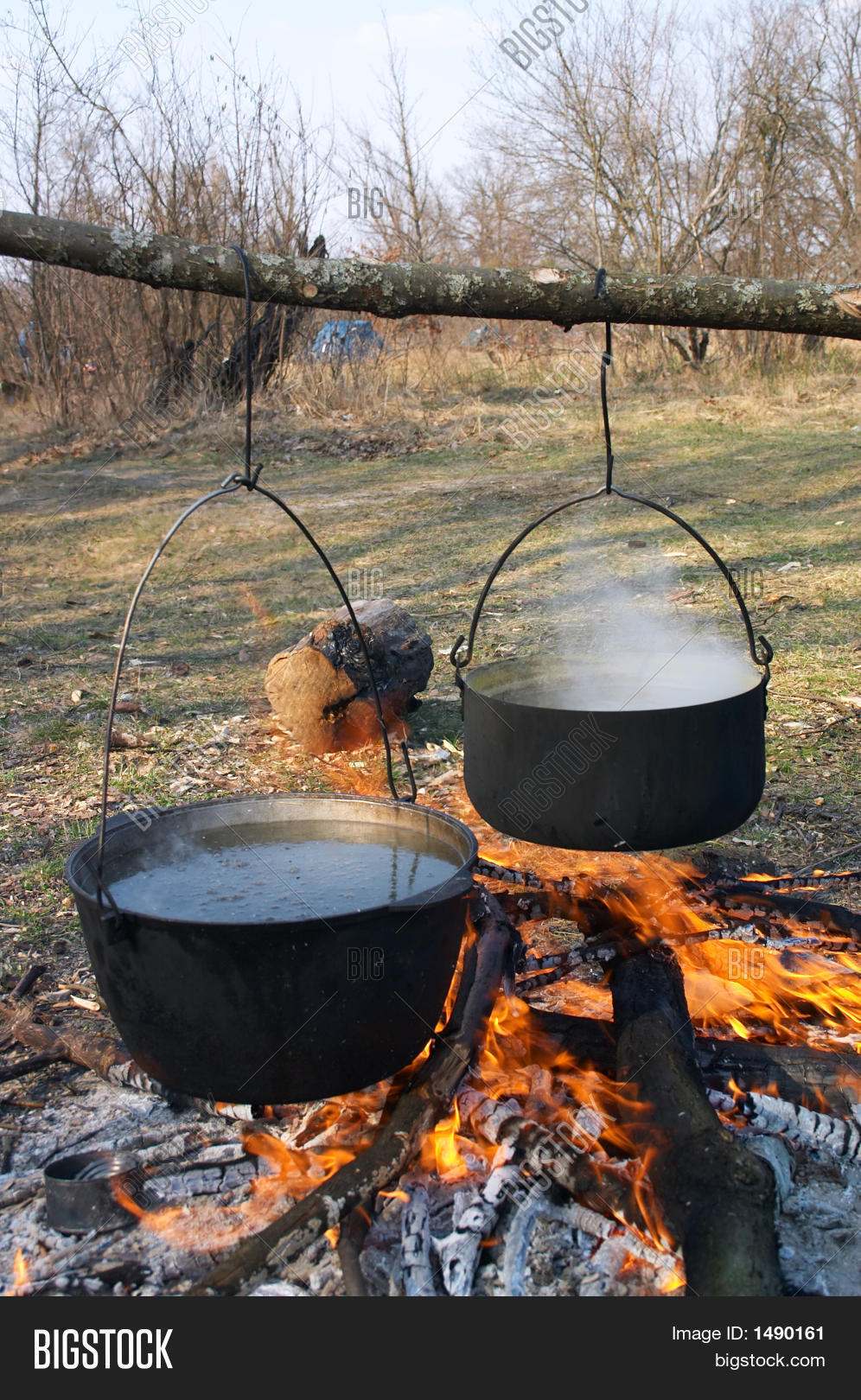Pots Above Fire Image & Photo (Free Trial) | Bigstock