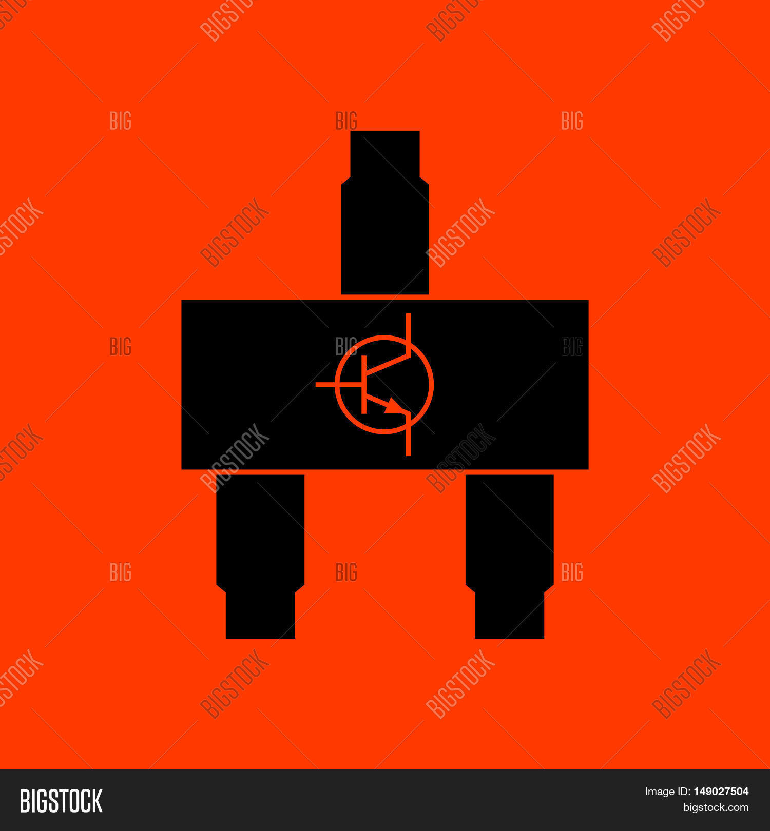 Smd Transistor Icon Vector & Photo (Free Trial) | Bigstock