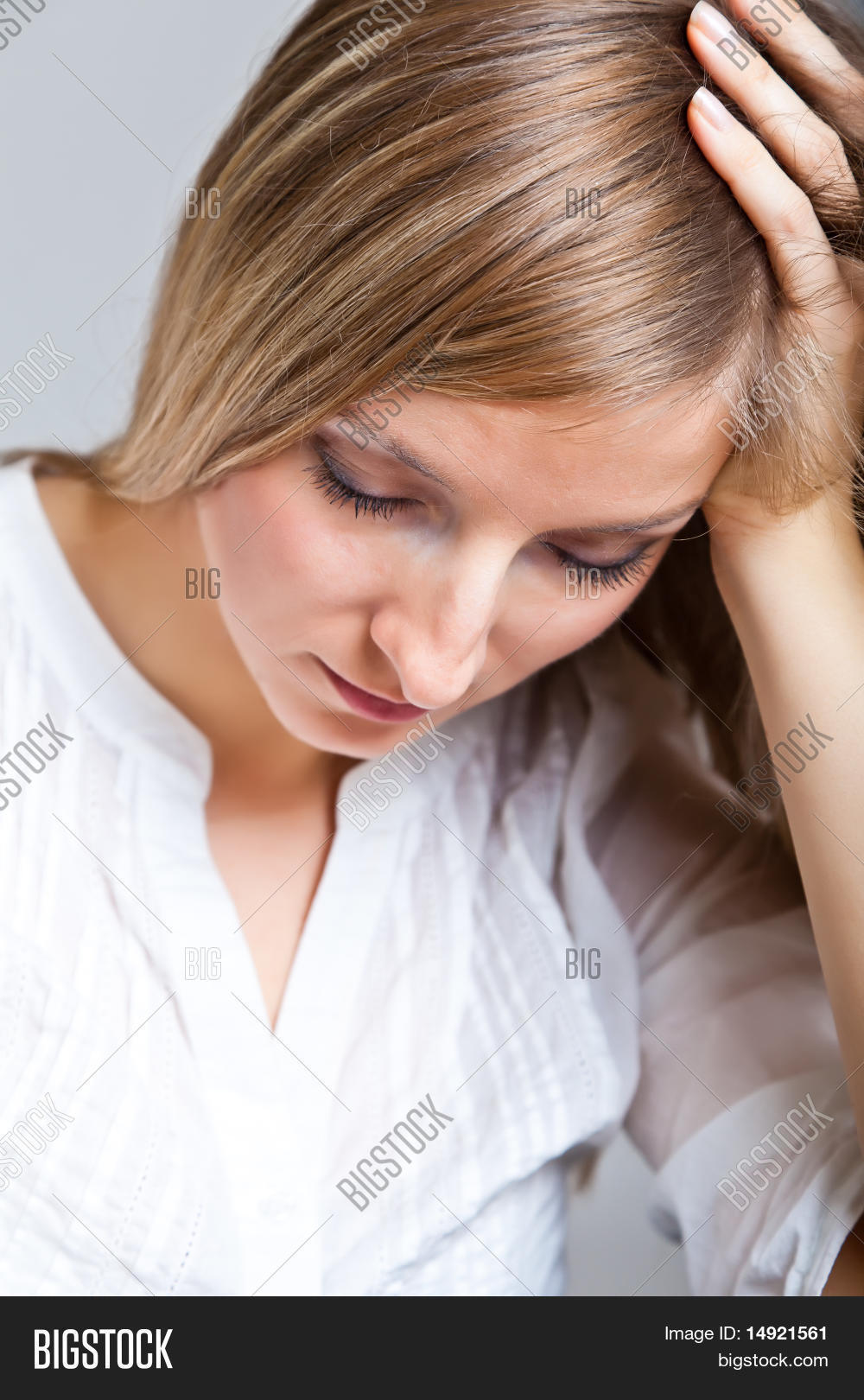 Depressed Sad Woman On Image & Photo (Free Trial) | Bigstock