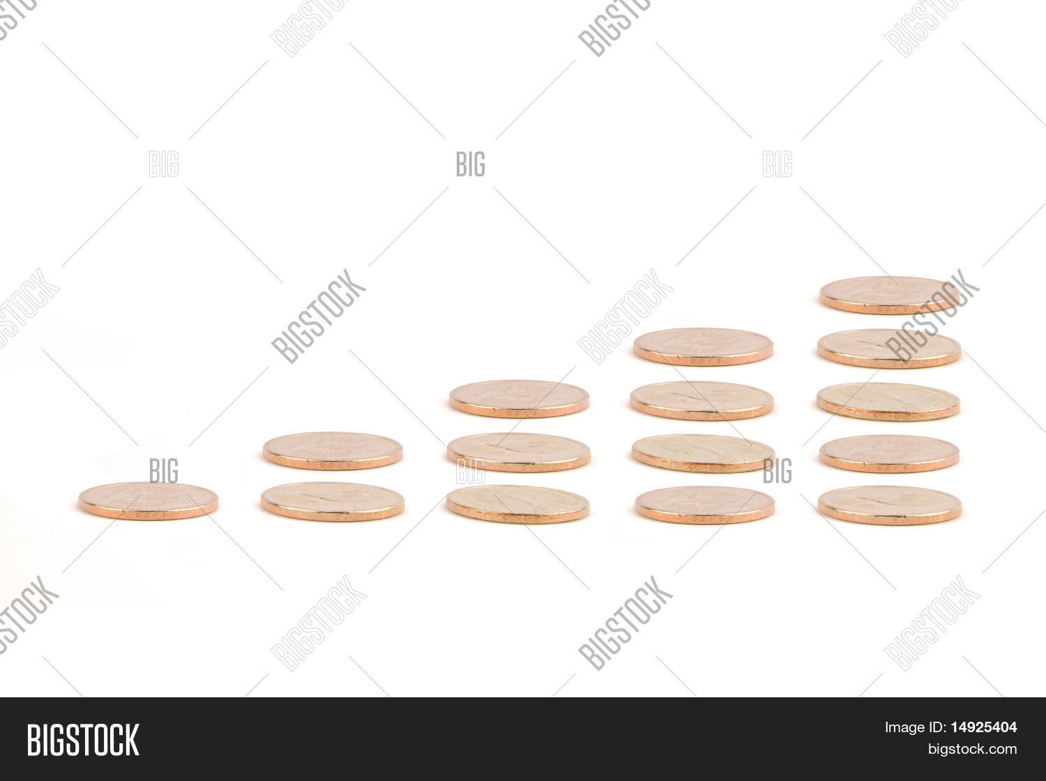 Chart Gold Coins Image & Photo (Free Trial) | Bigstock