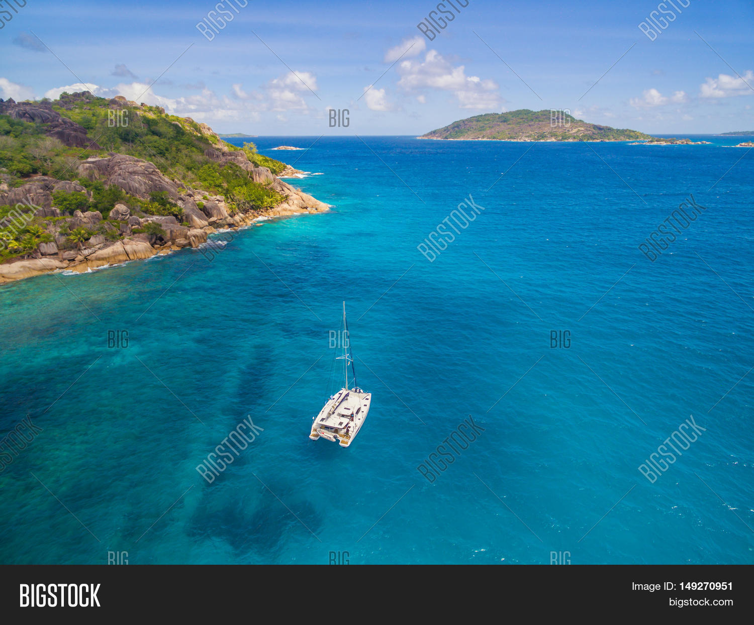 Aerial View Catamaran Image & Photo (Free Trial) | Bigstock