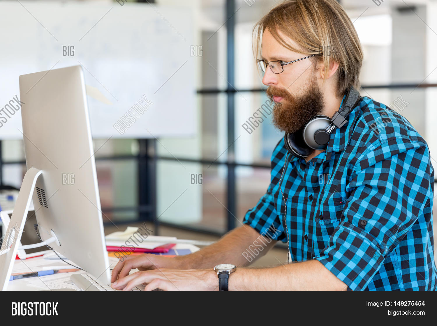 Young Man Working Image & Photo (Free Trial) | Bigstock