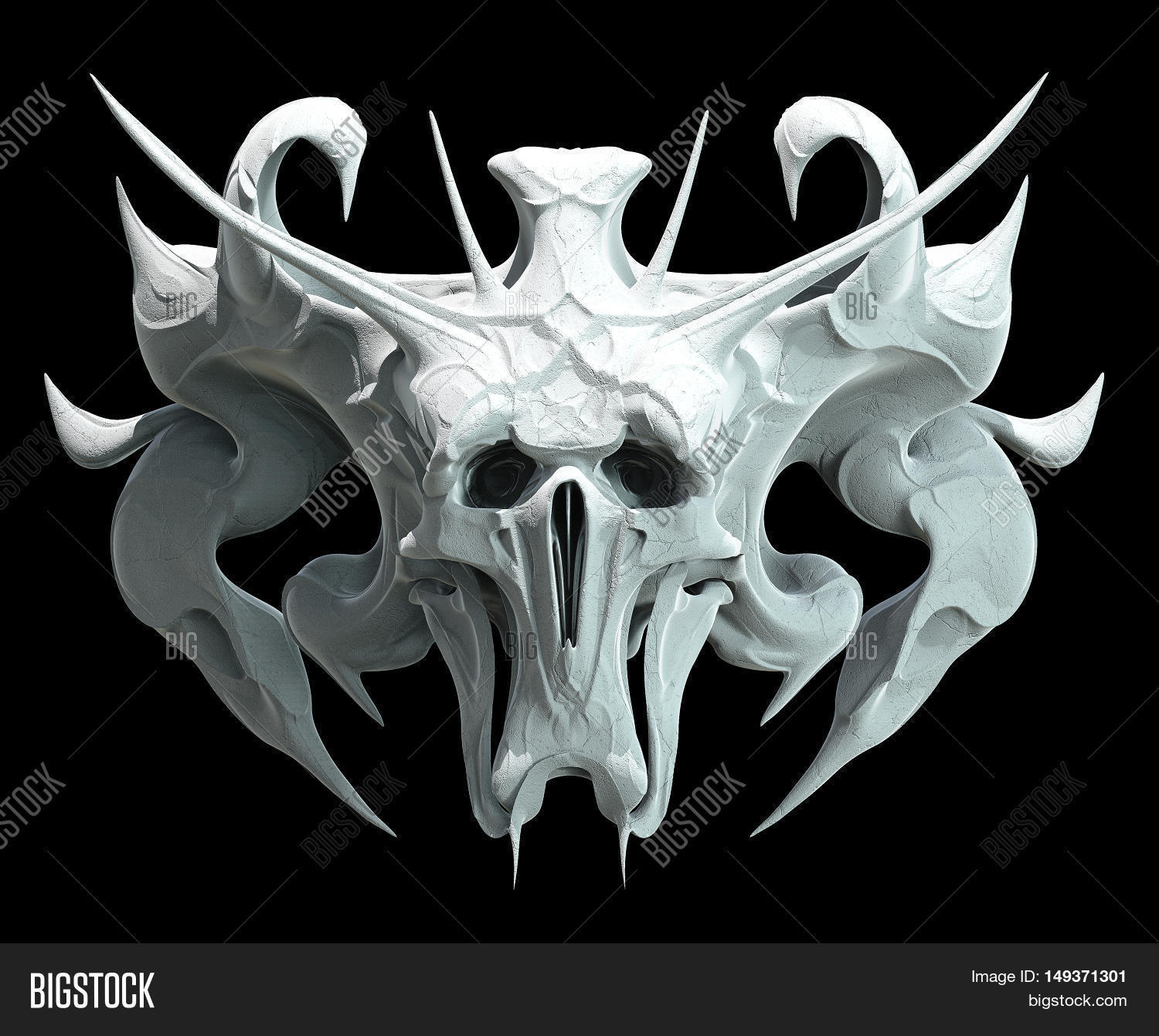 Monster Skull Design Image & Photo (Free Trial) | Bigstock