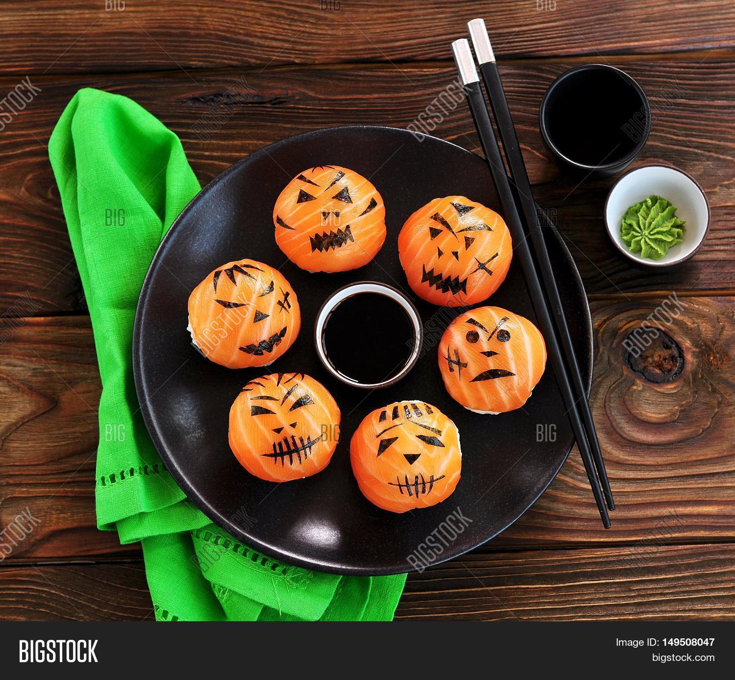 Halloween Party Sushi Image & Photo (Free Trial) | Bigstock