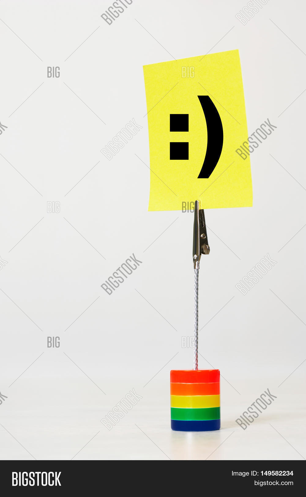 Reminder Clip Smiley Image & Photo (Free Trial) | Bigstock