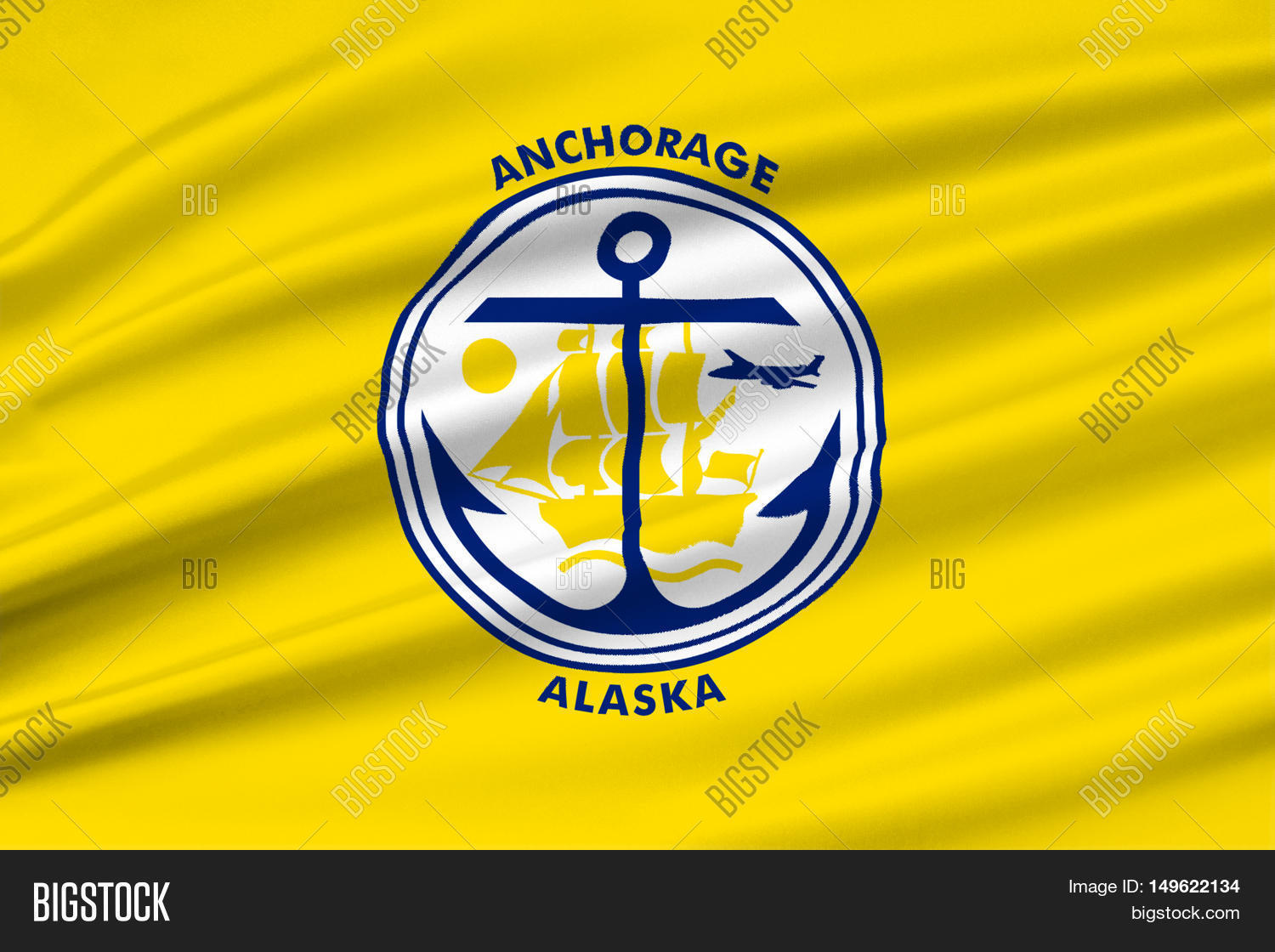 Flag Anchorage Unified Image & Photo (Free Trial) | Bigstock