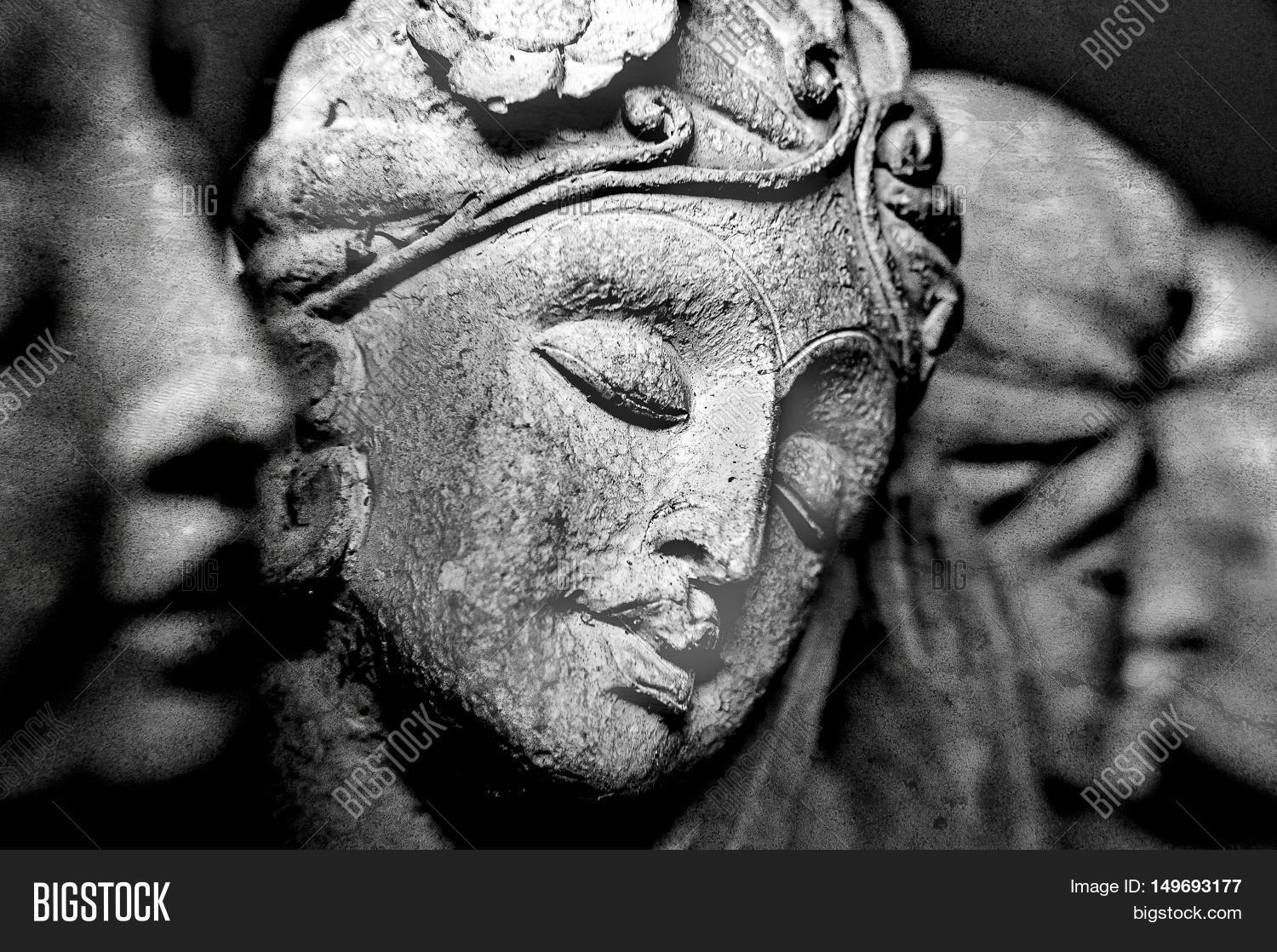 Sleeping Stone Face Image & Photo (Free Trial) | Bigstock