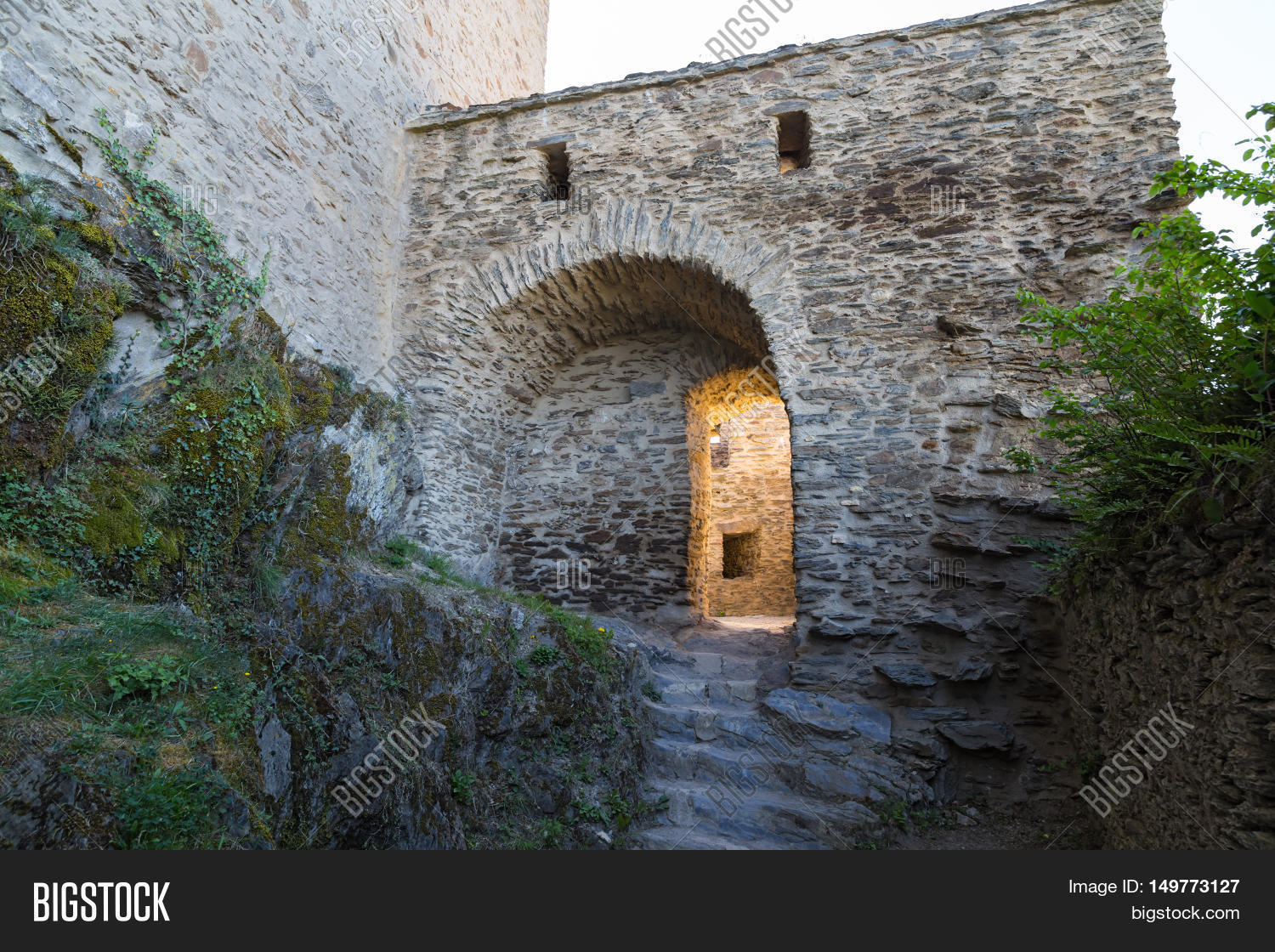 Ruins Ancient Castel. Image & Photo (Free Trial) | Bigstock