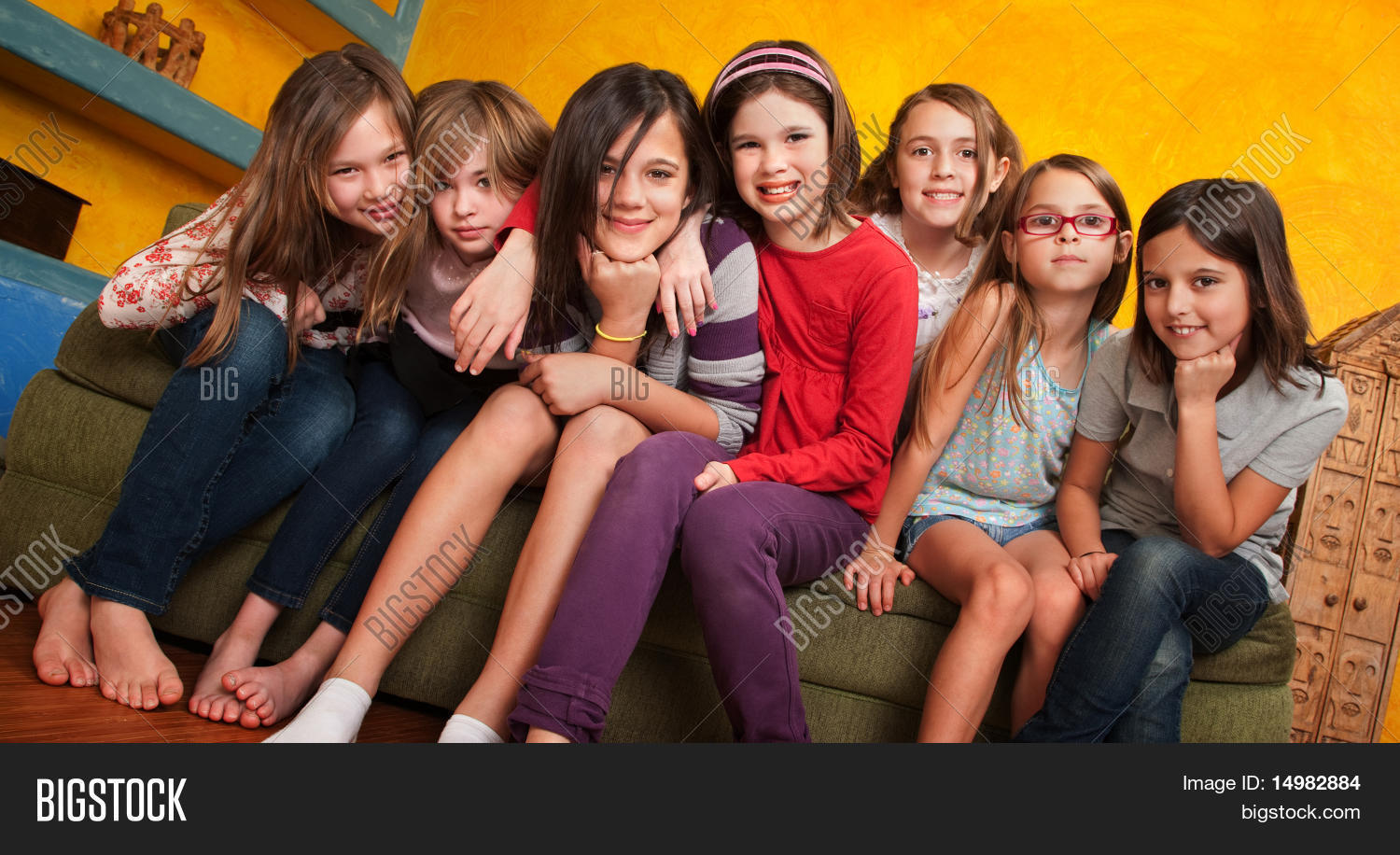 Group Young Girls Image & Photo (Free Trial) | Bigstock