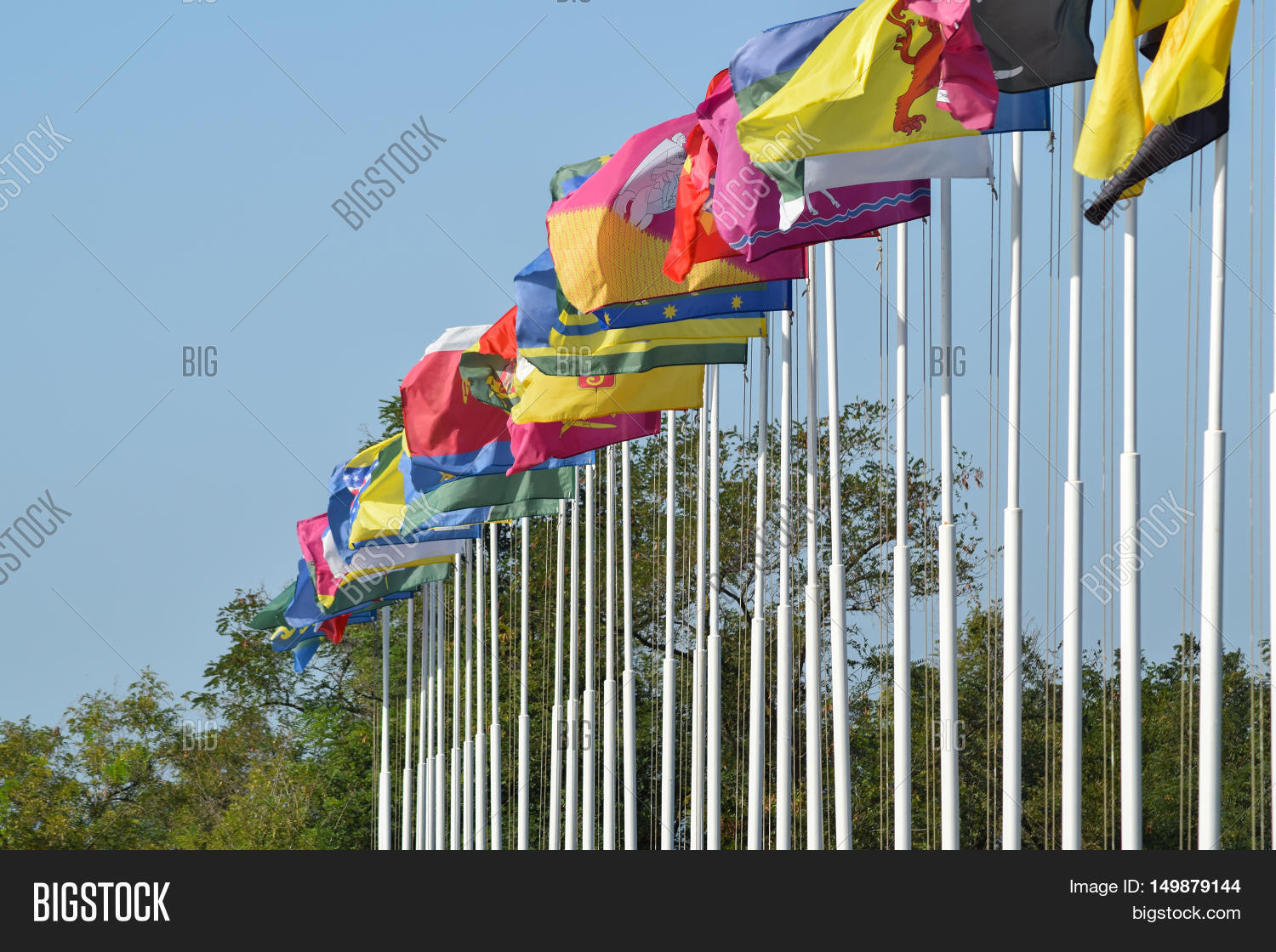 Number Different Flags Image & Photo (Free Trial) | Bigstock