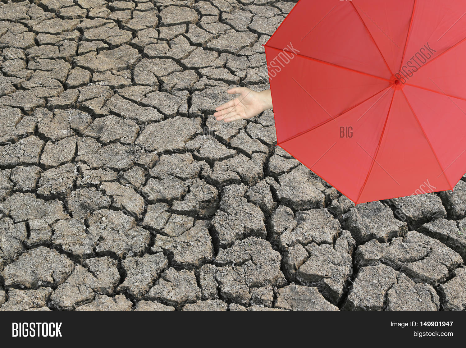 Red Umbrella Hand Man Image & Photo (Free Trial) | Bigstock