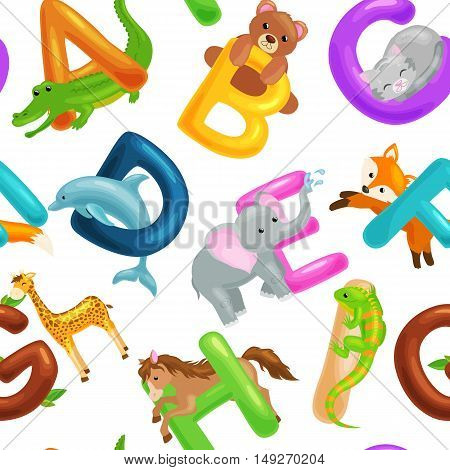 Animals Alphabet 벡터 및 사진(무료 체험) | Bigstock