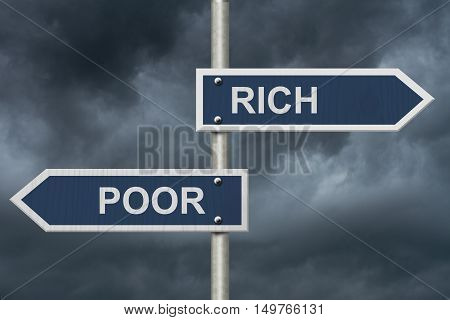 Being Rich Versus Poor Image & Photo (Free Trial) | Bigstock