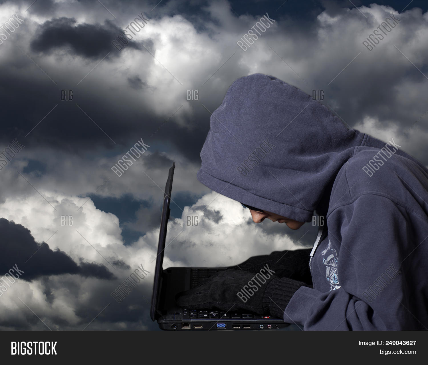 Hacker Laptop On Image & Photo (Free Trial) | Bigstock