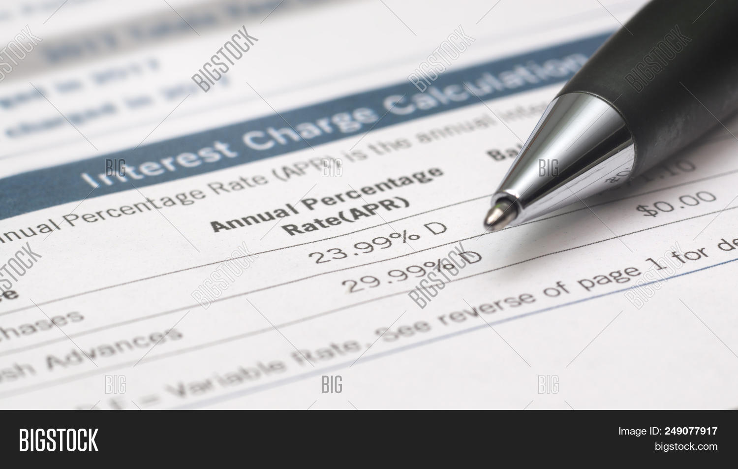 Bank Statement Shows Image & Photo (Free Trial) | Bigstock